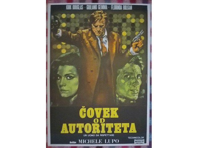 plakat ČOVEK OD AUTORITETA (Kirk Douglas)