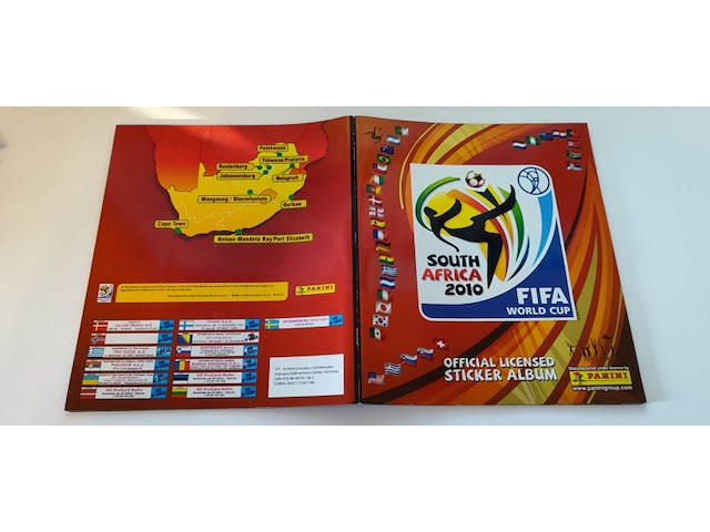 Album Fifa 2010 Južna Afrika Panini pun