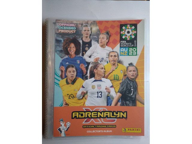 Adrenalyn XL WC 2023 žene - Prazan binder