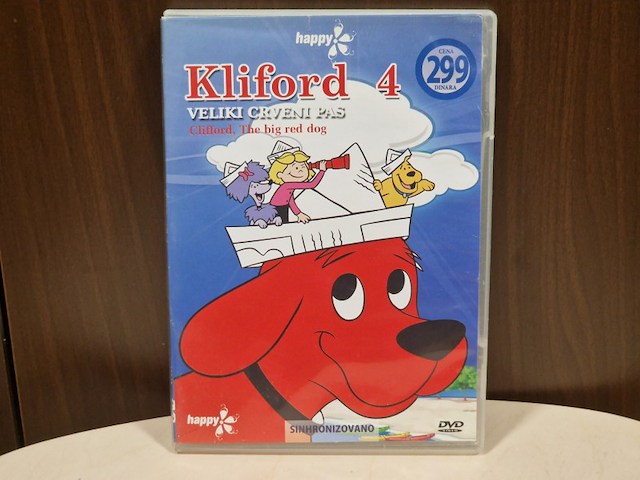 DVD Kliford 4 Veliki crveni pas
