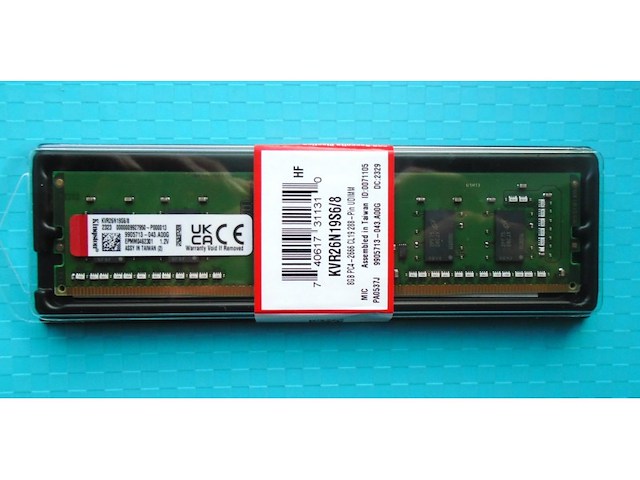 8GB DDR4 2666Mhz Kingston Novo