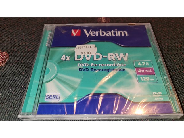 Verbatim DVD-RW 4.7GB 4x , U CELOFANU