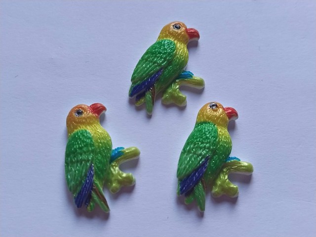 (A1333) Resin kaboson papagaji 1kom