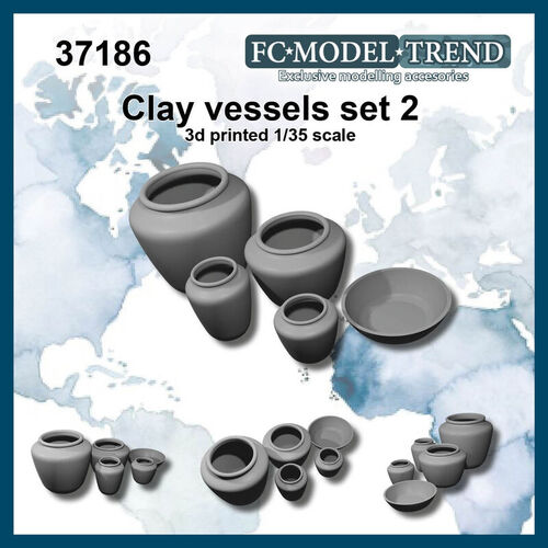 FC ModelTrend 37186 Clay Vessels Set 2
