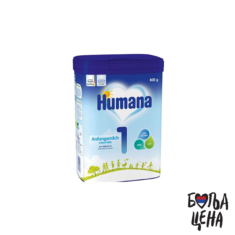 Humana zamensko mleko 1 800g mp humana