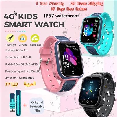 LT21 4G Vodootporan dečji Smart Watch Video Poziv