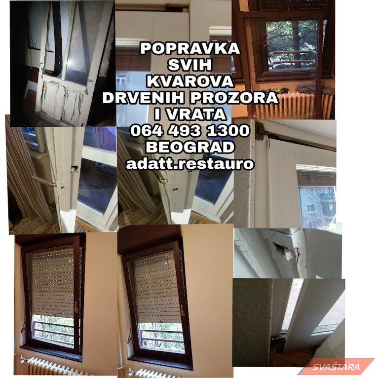 PopravkaProzora|Drvenog,0644931300_Beograd