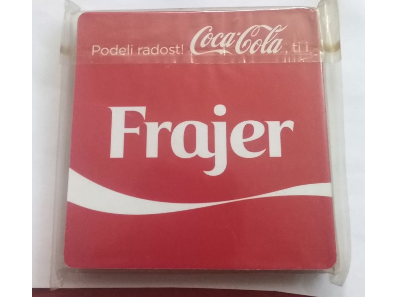 Coca Cola podmetači za čaše, 6 komada