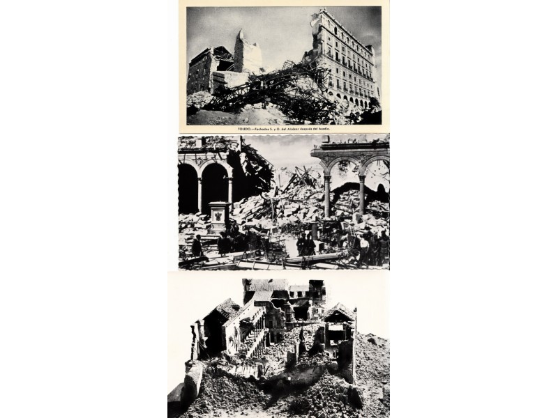 TOLEDO , SPANIJA - ZEMLJOTRES , 3 RAZGLEDNICE