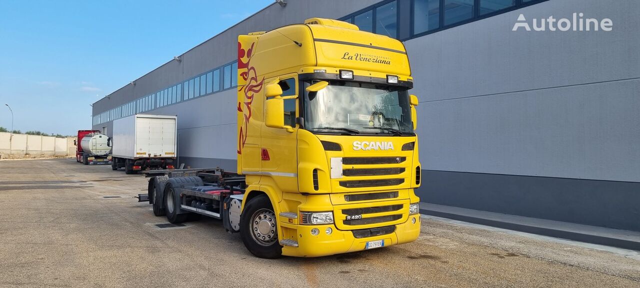 Scania R 420 vozilo za prevoz kontejnera