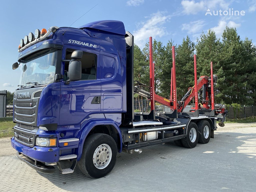 Scania R520 kamion za prevoz drva