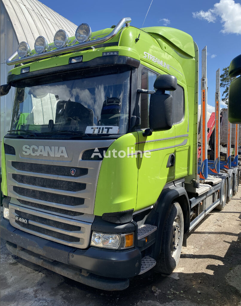 Scania R490 kamion za prevoz drva
