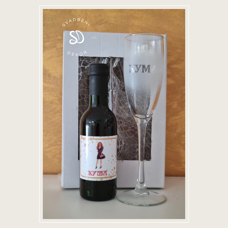 Čaša za šampanjac S216-Kuma