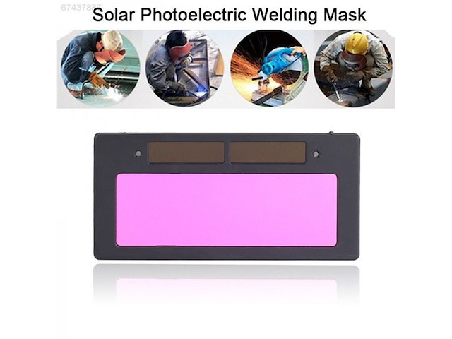 Automatsko solarno zaštitno staklo maske za varenje