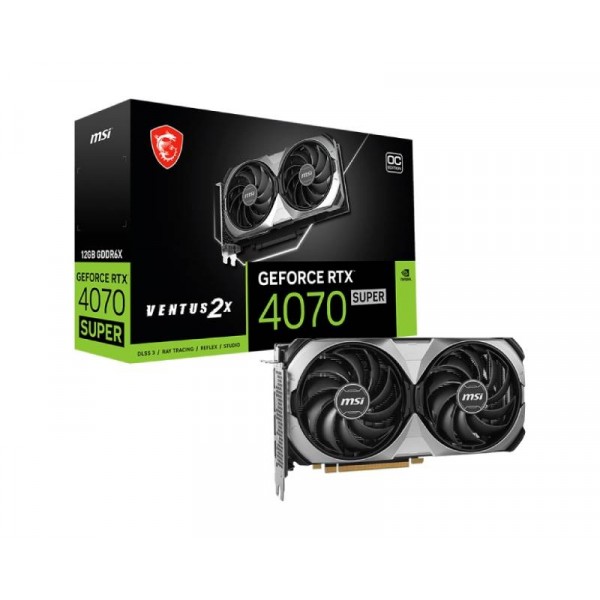 MSI nVidia GeForce RTX 4070 12GB RTX 4070 SUPER 12G VENTUS 2X OC