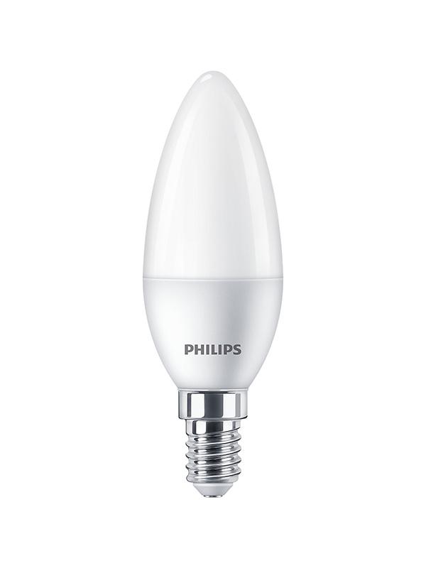PHILIPS SIJALICE PS802 Philips LED sijalica 4,9W (40W) B35 E14 WW 2700K FR ND 1PF/6-DISC