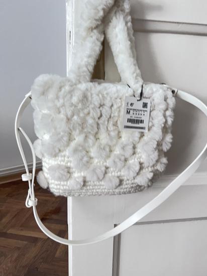 Zara crochet mini shopper
