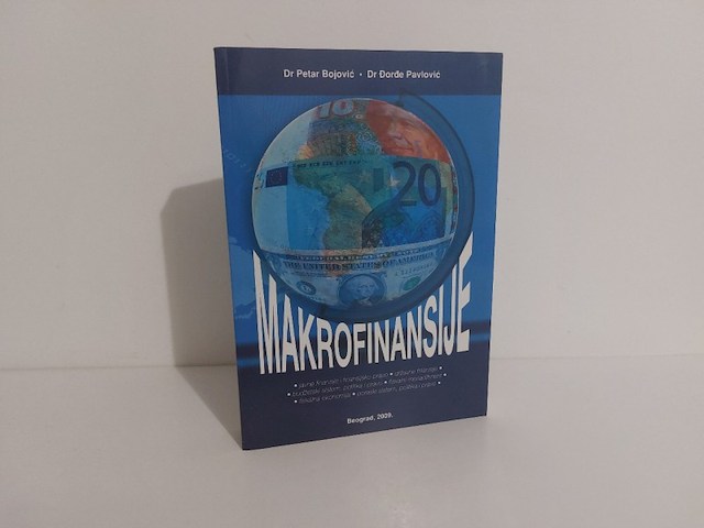 Makrofinansije - Dr Bojović / Dr Pavlović