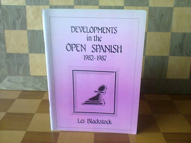 Developments in the Open Spanish 1982-1987 (sah)