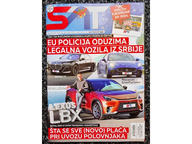 Revija SAT plus, broj 543, (28.12.2023.)