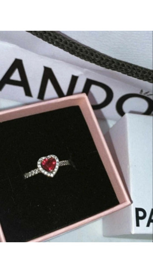 Pandora nov prsten sa crvenim srcem❤️