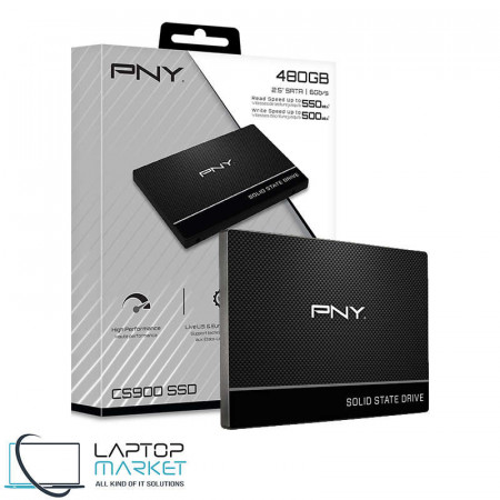 SSD 480GB PNY CS900, SSD7CS900-480-PB, SATA 3, 550/500 MB/s