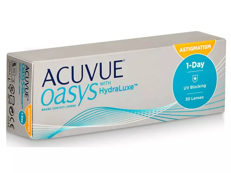 Acuvue Oasys 1-Day For Astigmatism With Hydraluxe (30 sočiva)