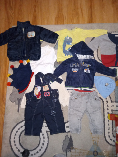 Lot garderobe za dečake- 10 komada/ 80- 86