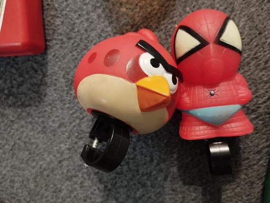 Trubica Spiderman, Angry Birds za decji bicikl