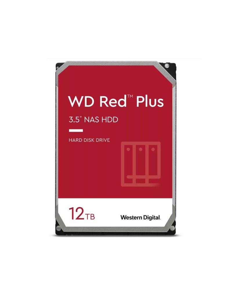 WD 12TB 3.5" SATA III 256MB 7200rpm WD120EFBX Red Plus hard disk