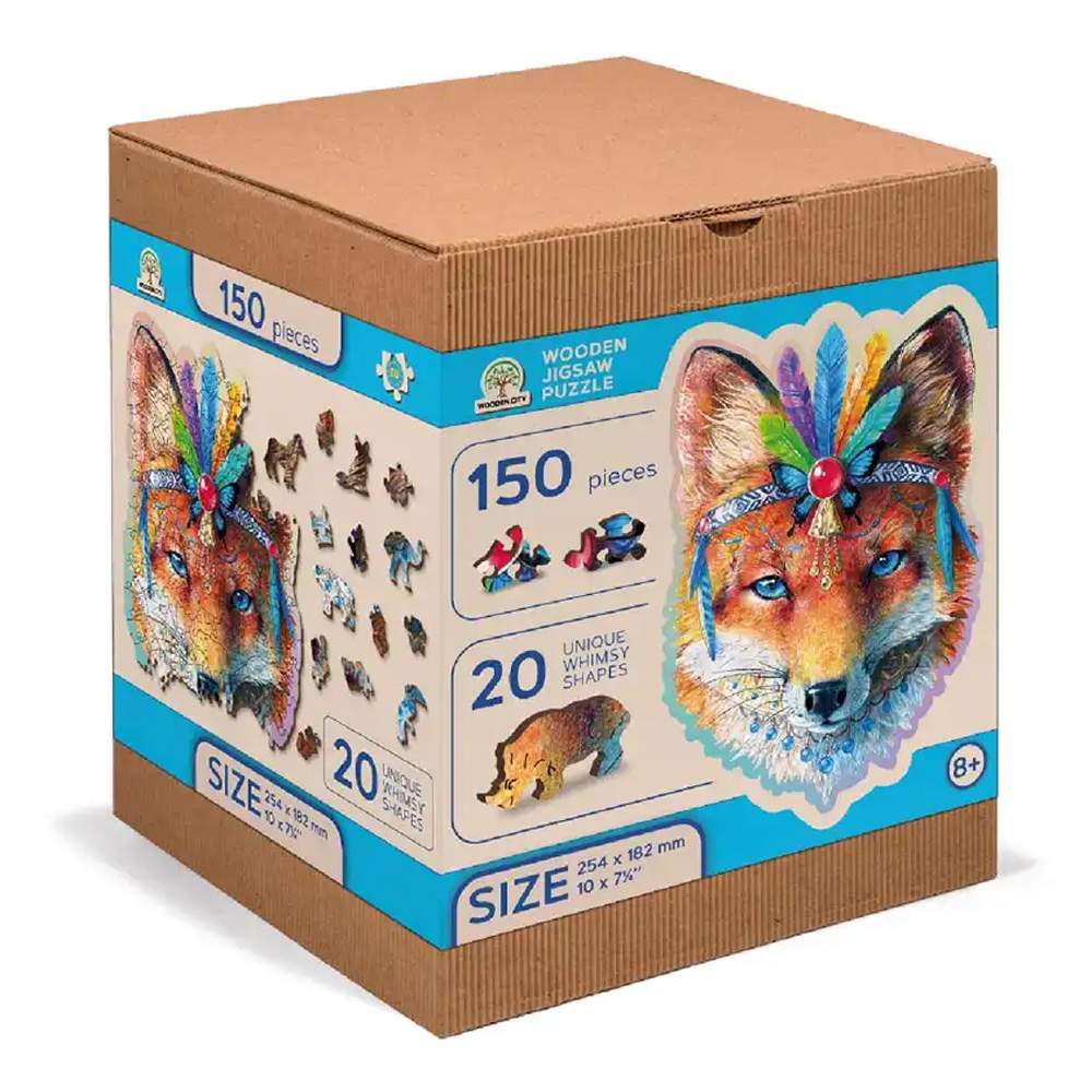 Mystic Fox Wooden Puzzle M (150 Pieces)