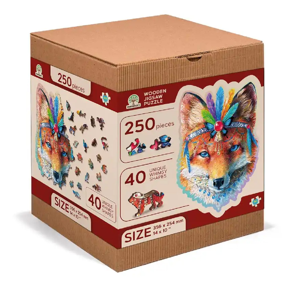 Mystic Fox Wooden Puzzle L (250 Pieces)