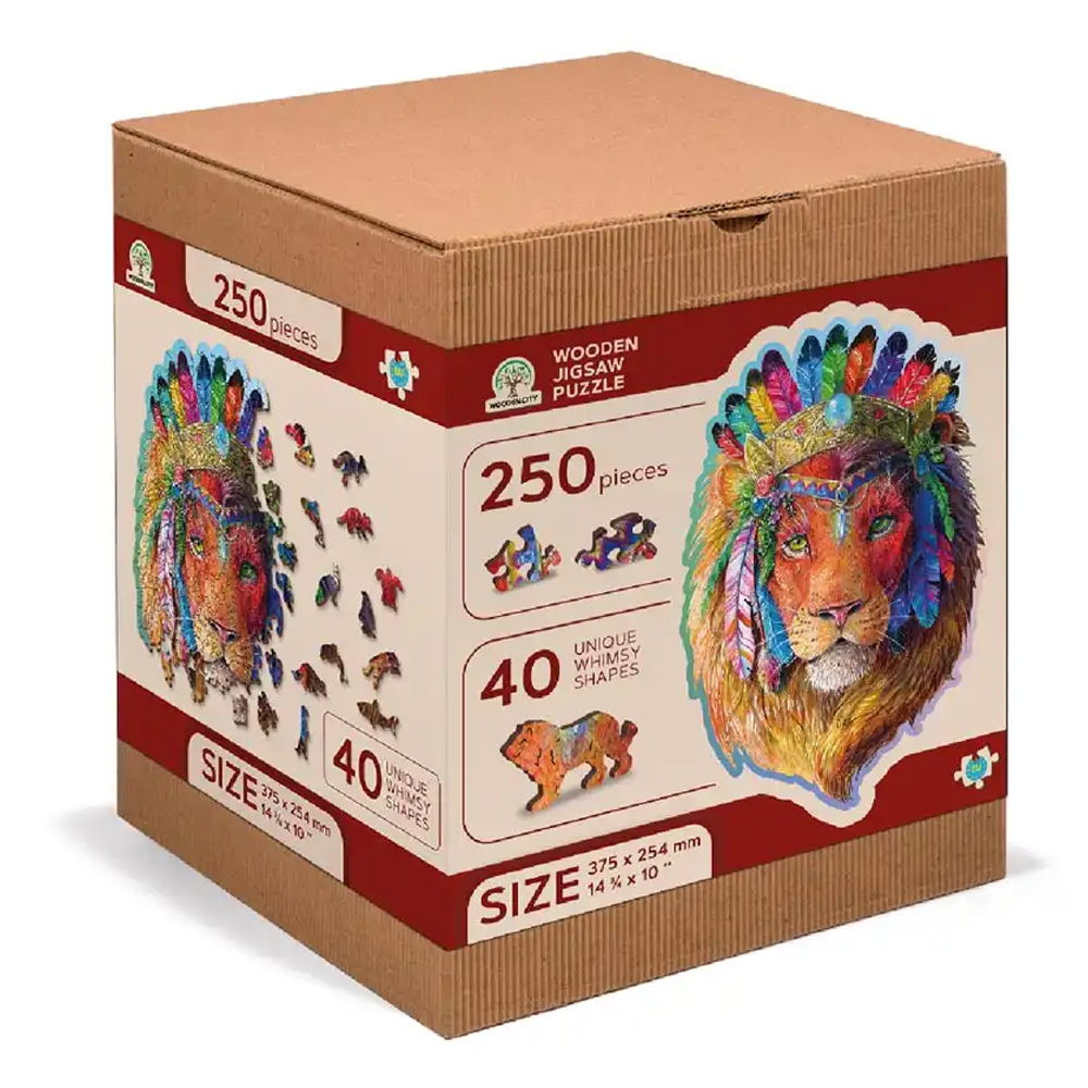 Mystic Lion Wooden Puzzle L (250 Pieces)