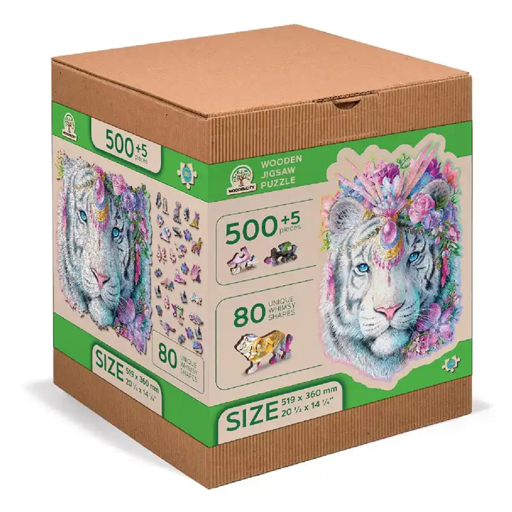 Mystic Tiger Wooden Puzzle XL (505 Pieces)