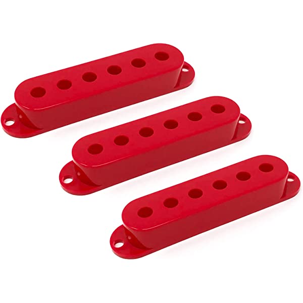 DiMarzio DM2001RD STRAT COVERS,LARGE,RED (3) Poklopac za magnet gitare