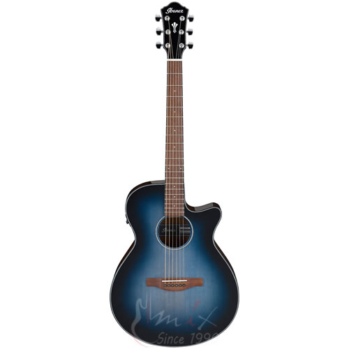 IBANEZ AEG50-IBH AKUSTIČNA OZVUČENA GITARA SMREKA DRVO INDIGO BLUE BURST BOJA HIGH GLOSS FINIŠ