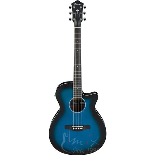 Ibanez AEG7-TBO Akustična ozvučena gitara Talman Transparent Blue Sunburst