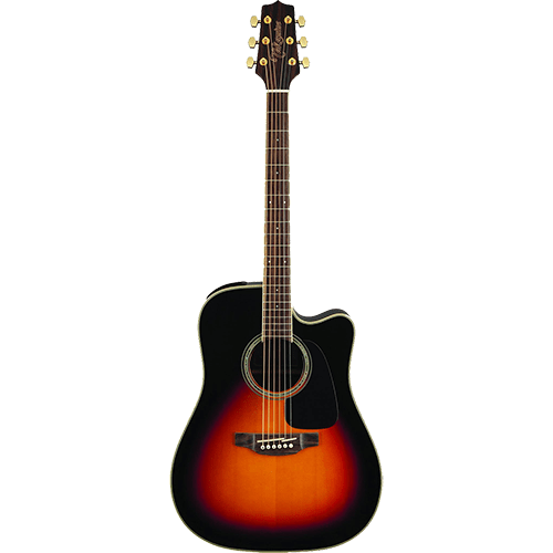 TAKAMINE GD51CE-BSB AKUSTIČNA OZVUČENA GITARA SA TORBOM DREDNAUGHT OBLIK BROWN SUNBURST BOJA