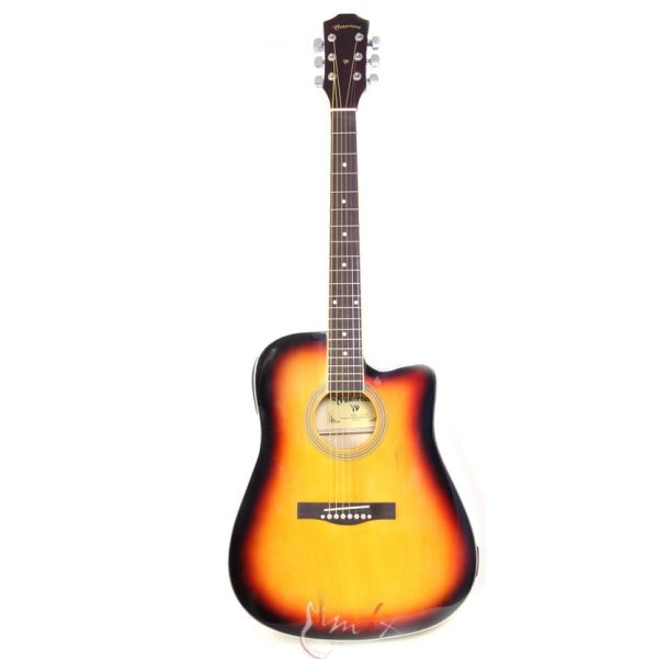 WAKERTONE W12C-SB AKUSTIČNA NEOZVUČENA GITARA SUNBURST BOJA