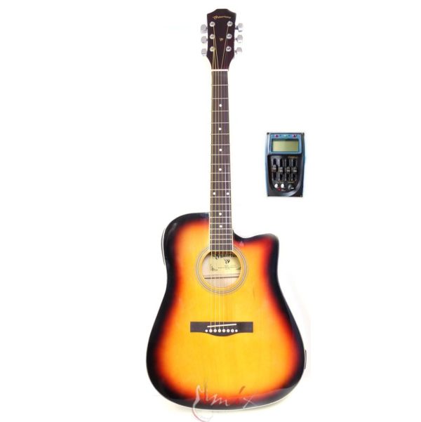 WAKERTONE W12C-SB EQ AKUSTIČNA OZVUČENA GITARA SUNBURST BOJA