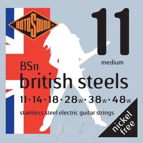 ROTOSOUND BS11 011-048 BRITISH STEEL ŽICE ZA ELEKTRIČNU GITARU DEBLJINA JEDANAESTKE