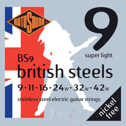 Rotosound BS9 009-042 British Steel Žice za električnu gitaru Debljina devetke