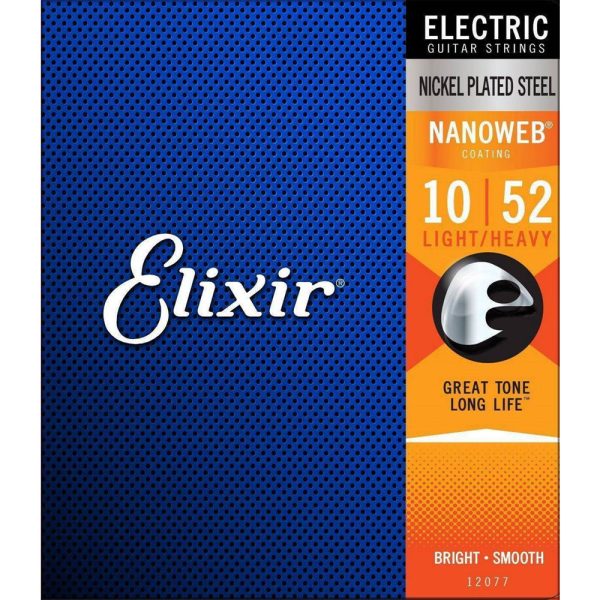 Elixir 12077 Light-Heavy 010-052 Žice za električnu gitaru Pojačane desetke