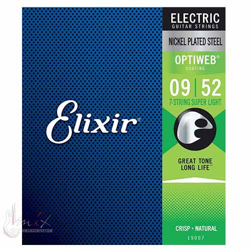 Elixir 19007 Coated Optiweb žice za električnu sedmožičanu gitaru