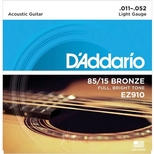 D’Addario EZ910 011-052 Žice za akustičnu gitaru Debljina jedanaestke