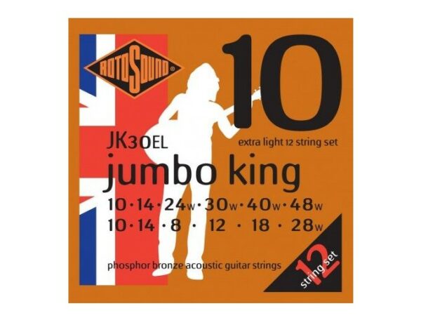 Rotosound JK30EL 12-strings Jumbo King Žice za dvanaestožičanu akustičnu gitaru