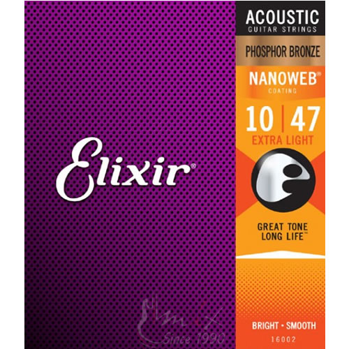 ELIXIR 16002 EXTRA LIGHT 010-047 PHOSEBRONZE ŽICE ZA AKUSTIČNU GITARU