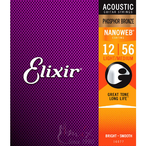 ELIXIR 16077 LIGHT-MEDIUM 012-056 PHOSEBRONZE ŽICE ZA AKUSTIČNU GITARU