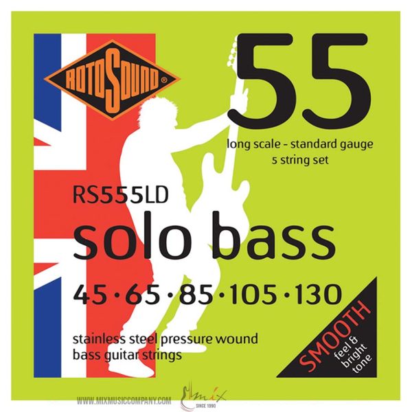 Rotosound RS555LD 045-130 Solo Bass Žice za bas gitaru