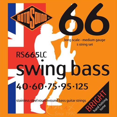 Rotosound RS665LC 040-125 Swing Bass 66 Žice za petožičanu bas gitaru